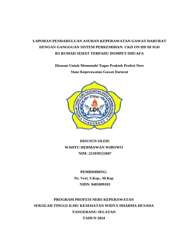 CKD ON HD LP & RESUME | PDF