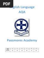 AQA GCSE English Language Paper 1 Guide | PDF