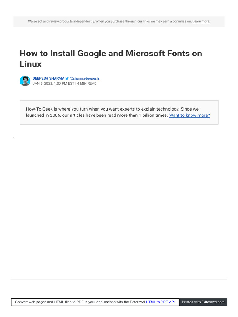 WWW Howtogeek Com 769894 How To Install Google and Microsoft | PDF