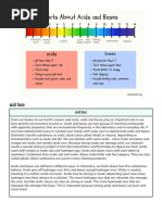 Mnemonics for Strong Acids and Bases | PDF | Acid | Analytical Chemistry
