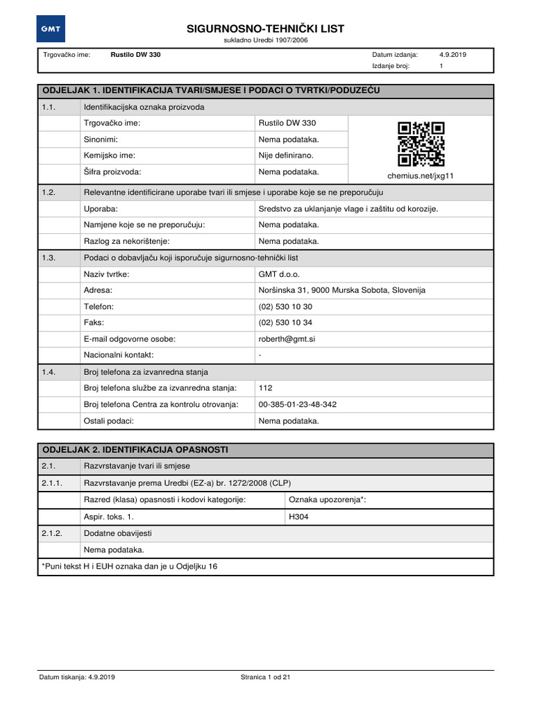 Rustilo DW 330 HR | PDF