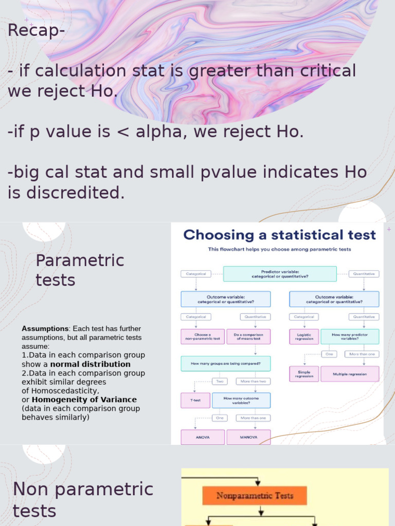 Basic Stats Recap - Data Interpretation With Regard To Hypothesis | PDF ...