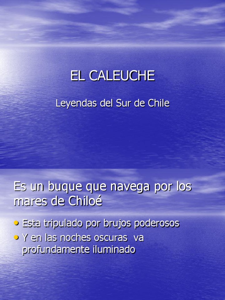 La Leyenda del Caleuche para Niños | PDF | Buques | Transporte