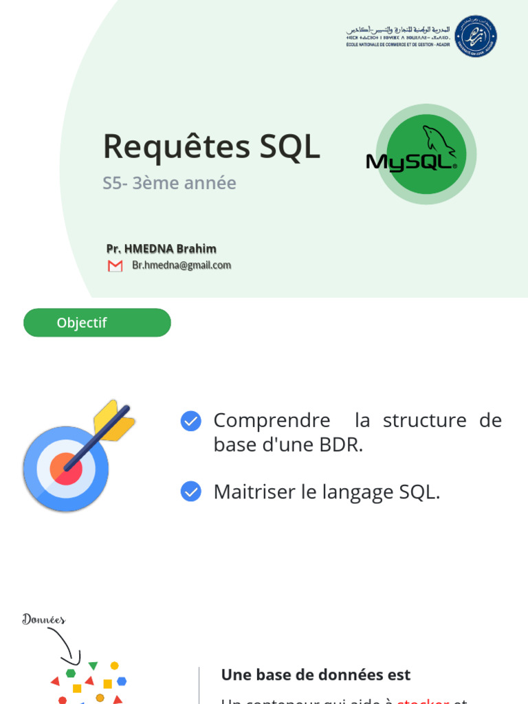 Cours DB SQL | PDF