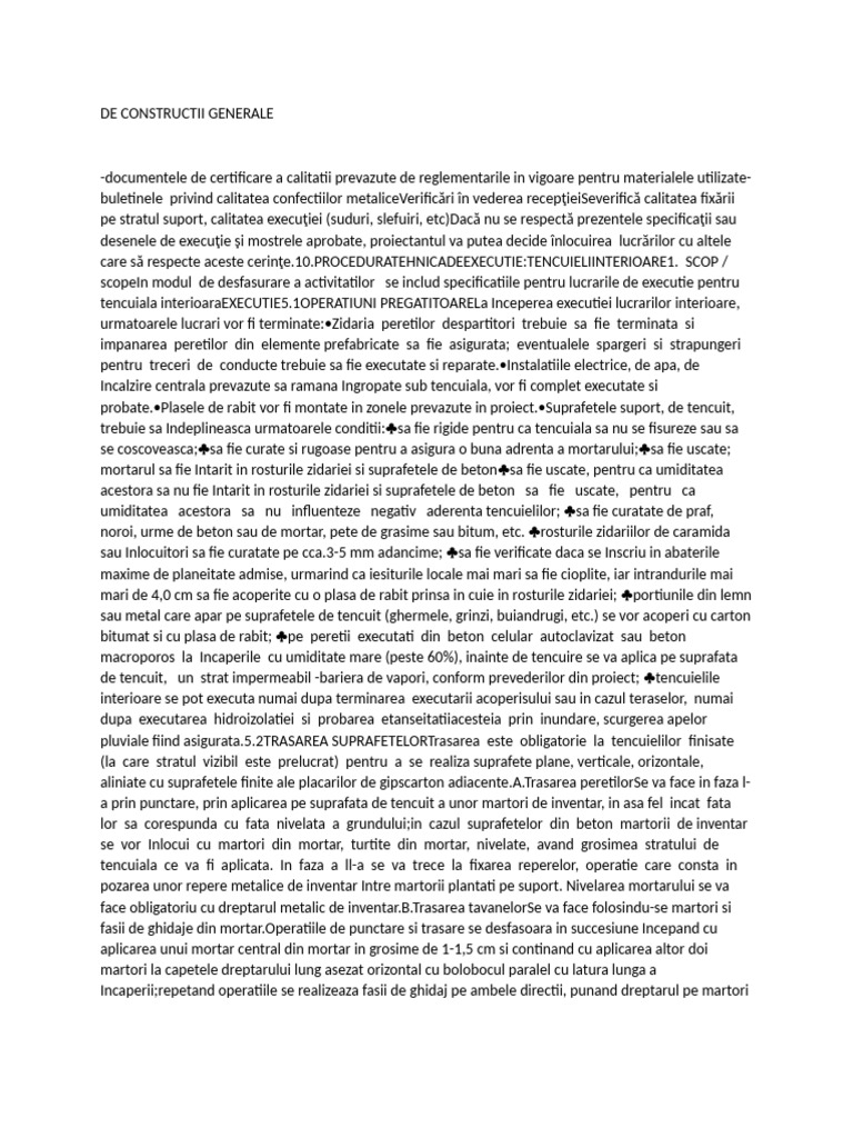 De Constructii Generale | PDF