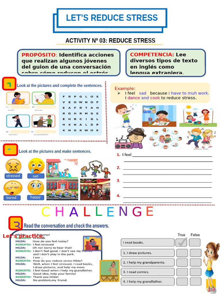 Worksheet A1 Experience 3 Activity 3 Pdf