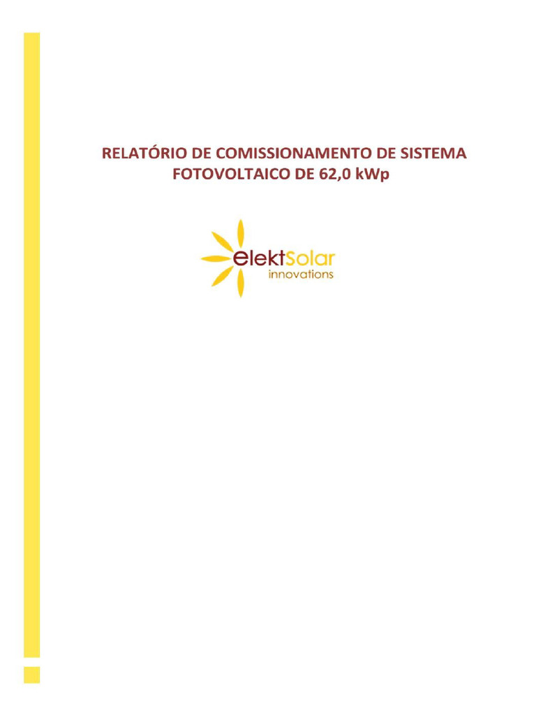 Modelo Comissionamento - EDITAR | PDF