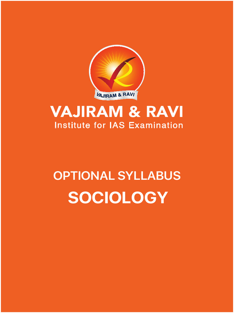 .Trashed 1724466609 Sociology Optional Syllabus | PDF .Trashed 1724466609 Sociology Optional Syllabus | PDF