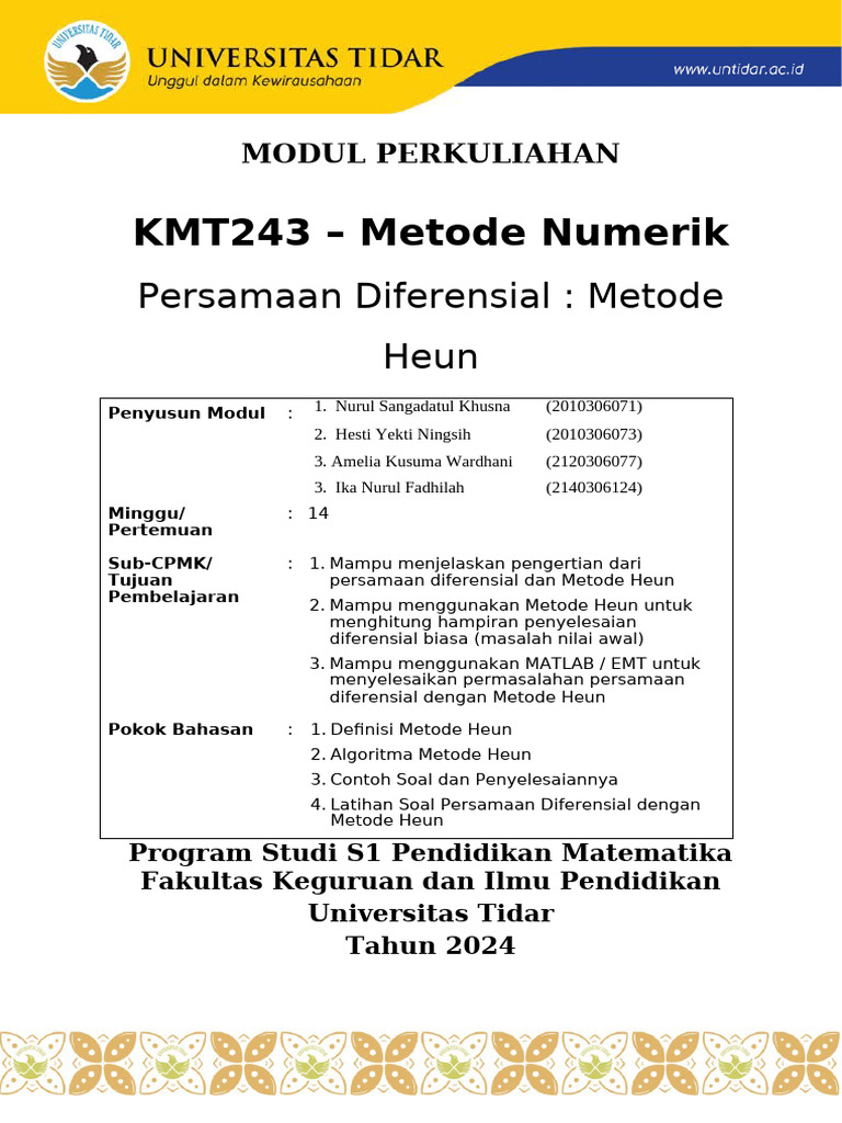 Metode Numerik | PDF