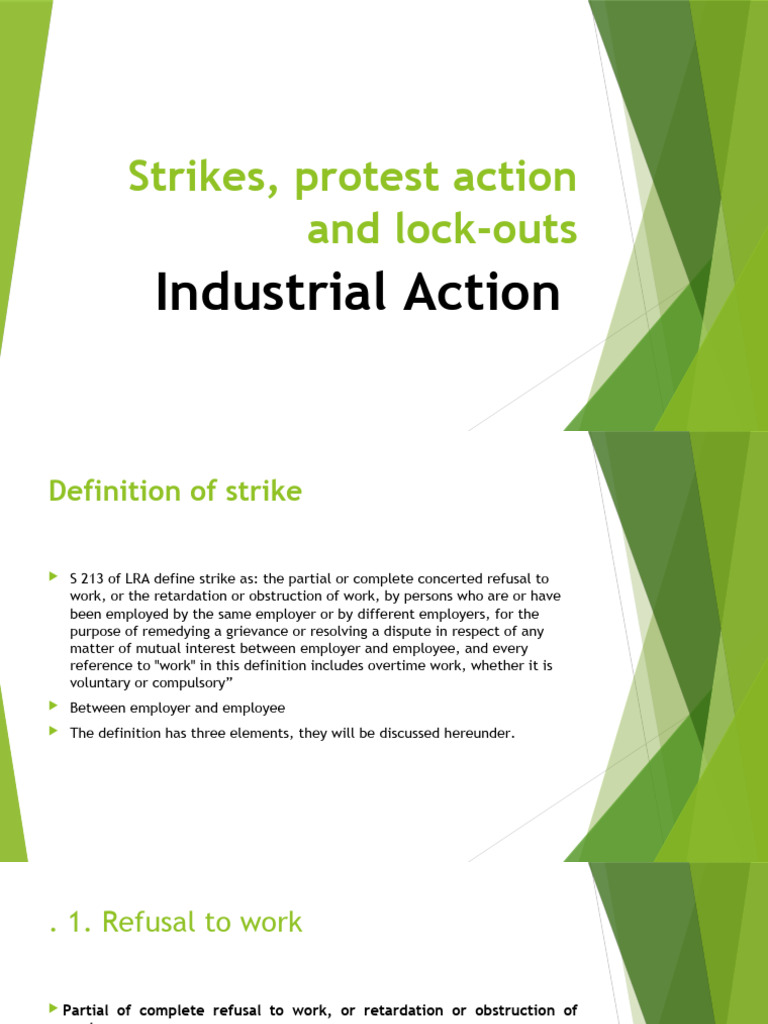 Strikes and Protest Action | PDF | Strike Action | Employment