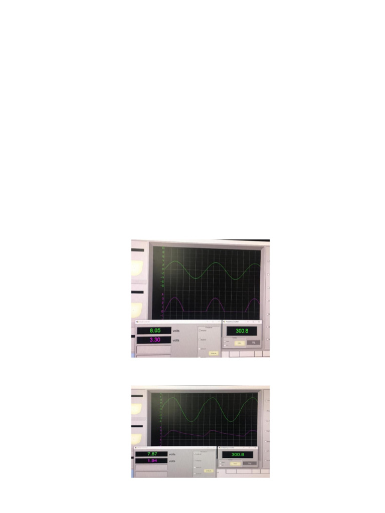 Group 1 Lab Report 4 Rectifiers and Filters | PDF