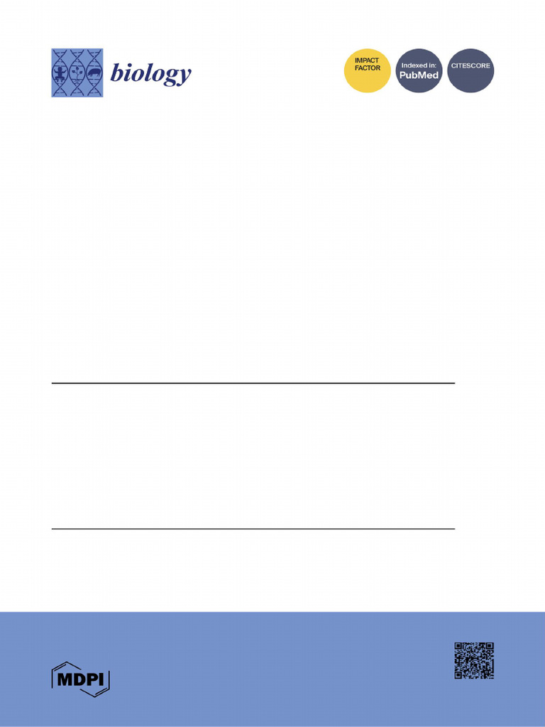 Biology 12 01128 With Cover | PDF