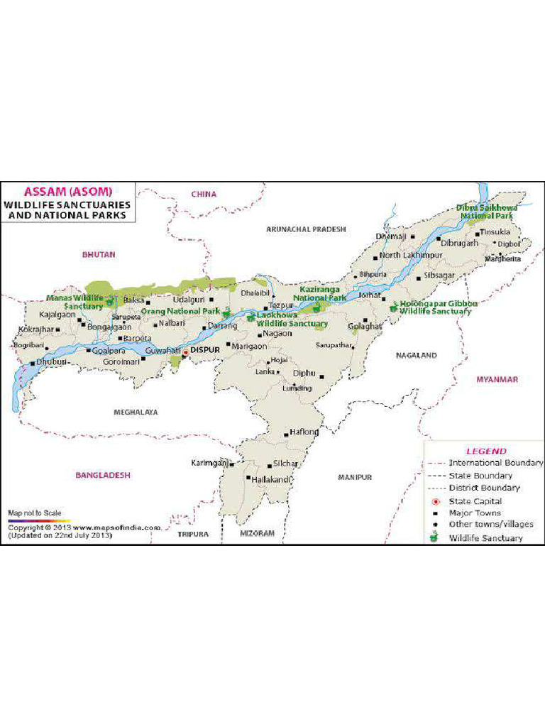 Assam Forest Area Upsc | PDF