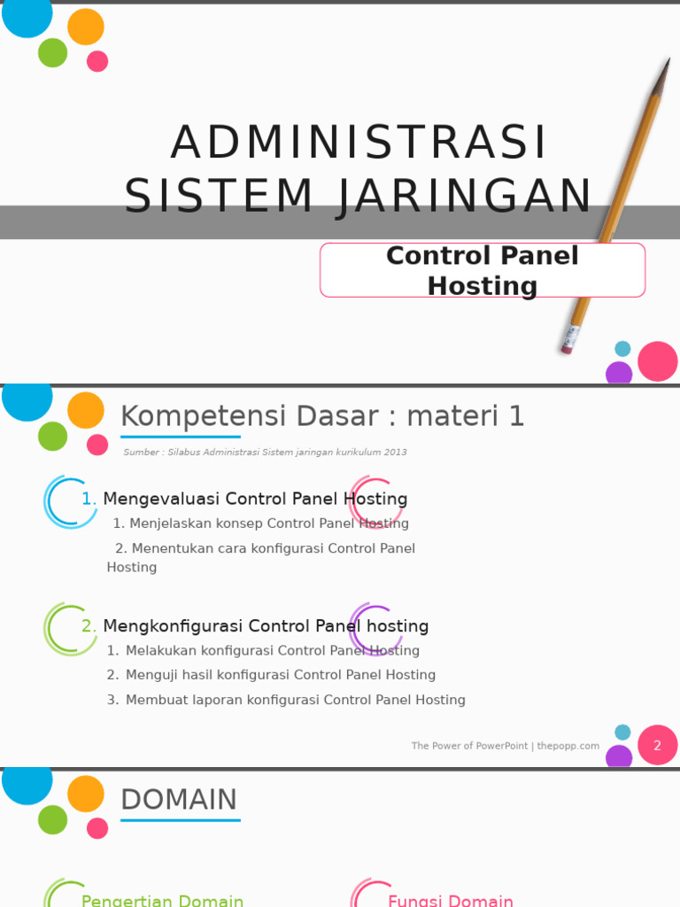 Control Panel Hosting | PDF