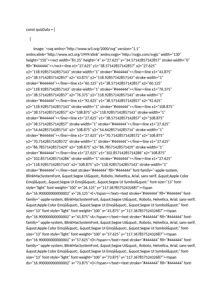 Const Quizdata | PDF