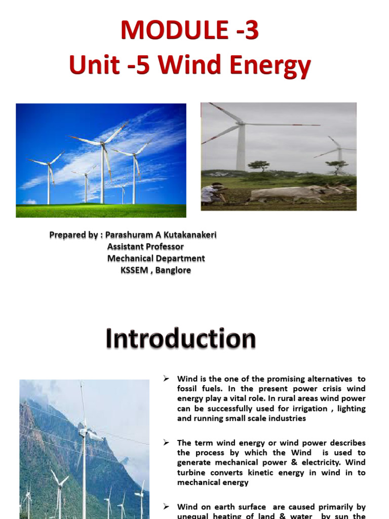 Wind Energy | PDF