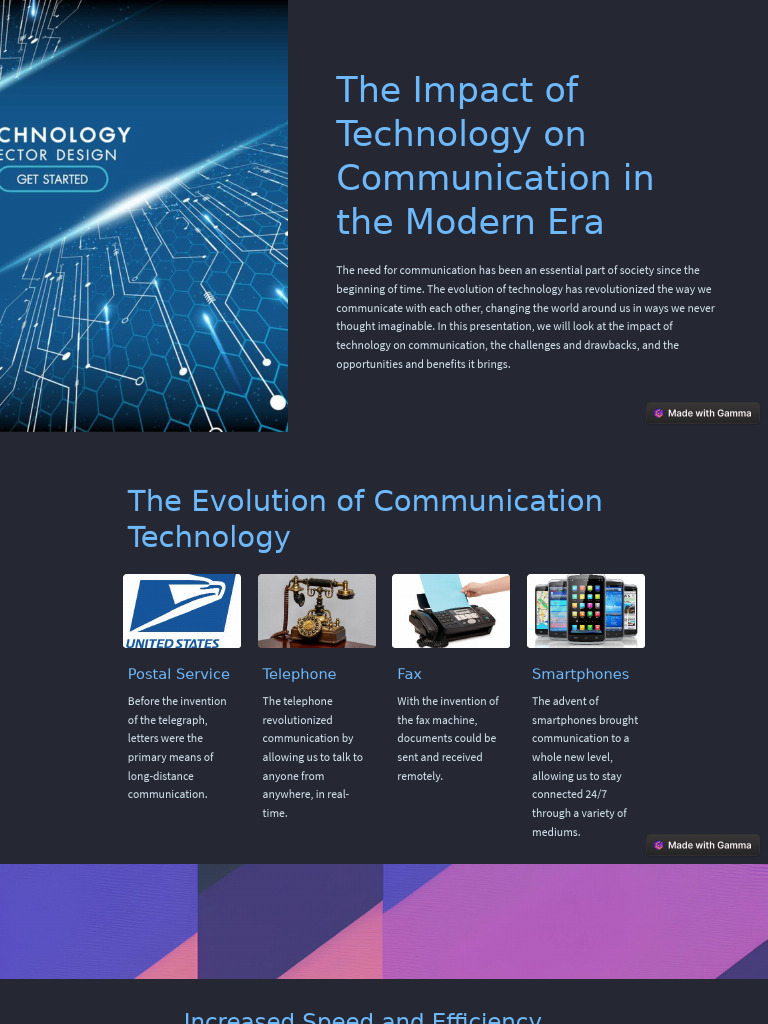 The Impact of Technology On Communication in The Modern Era | PDF