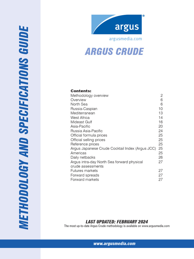 Argus Crude | PDF