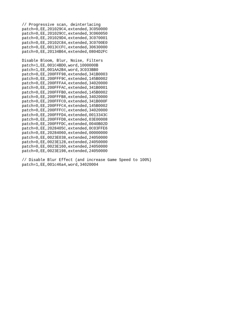 79C952B0 Pnach | PDF