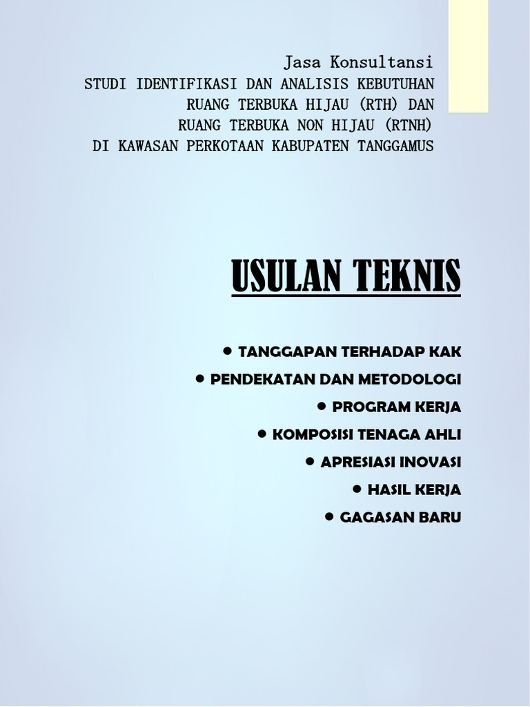Ustek RTH RTNH Tanggamus | PDF