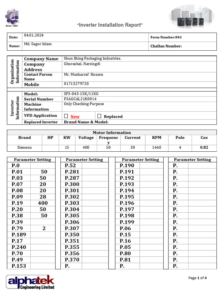 041-Final Report For Inverter 15KW | PDF