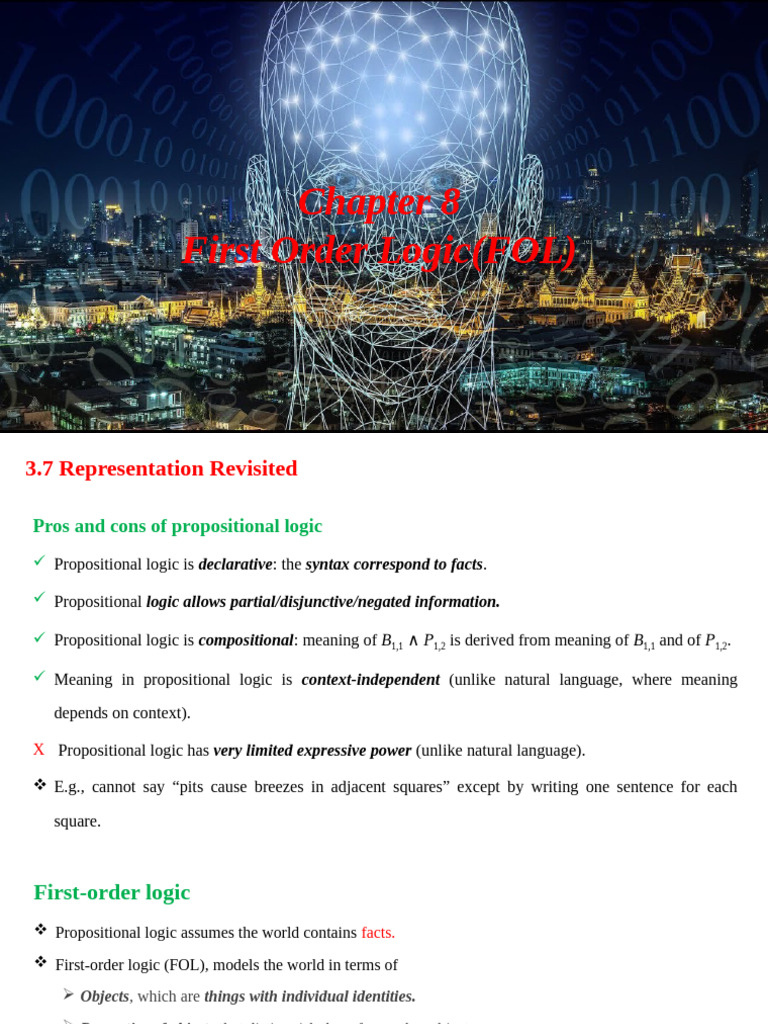 Unit3 Chp2 First Order Logic | PDF