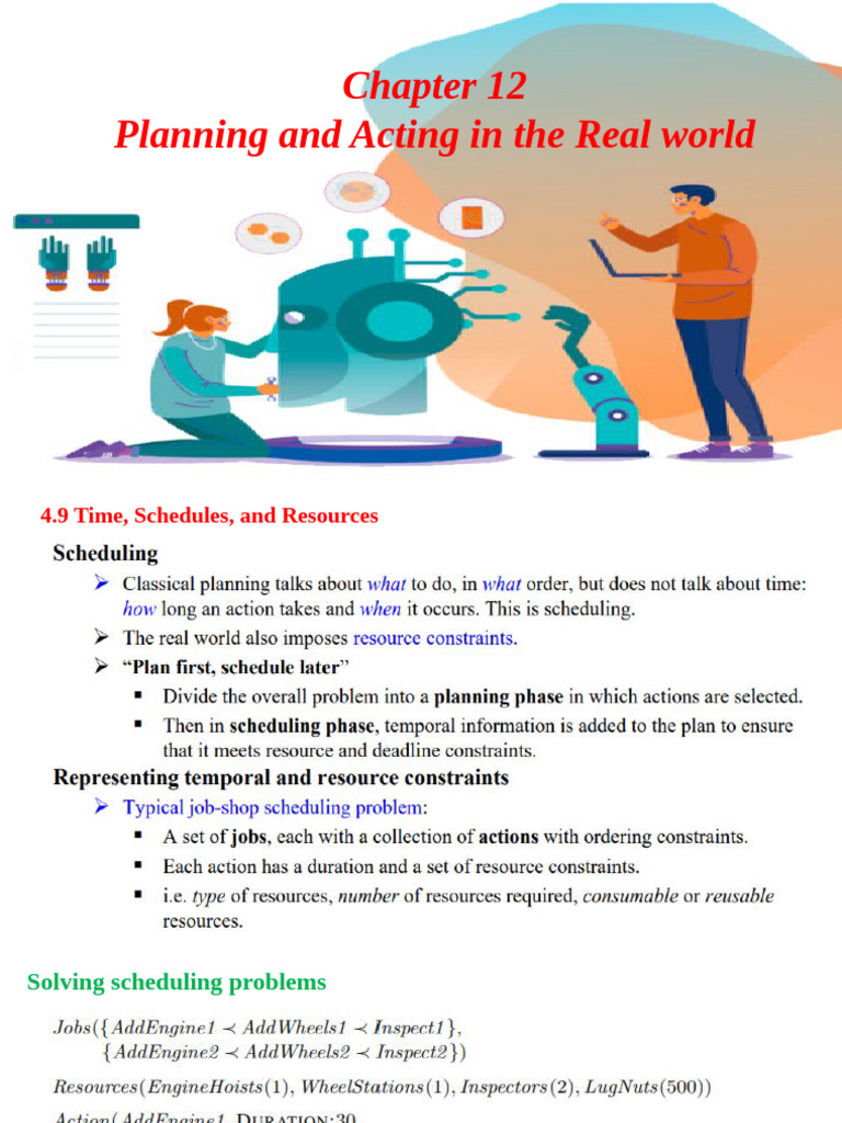 Unit4-Chp3-Planning and Acting in The Real World | PDF