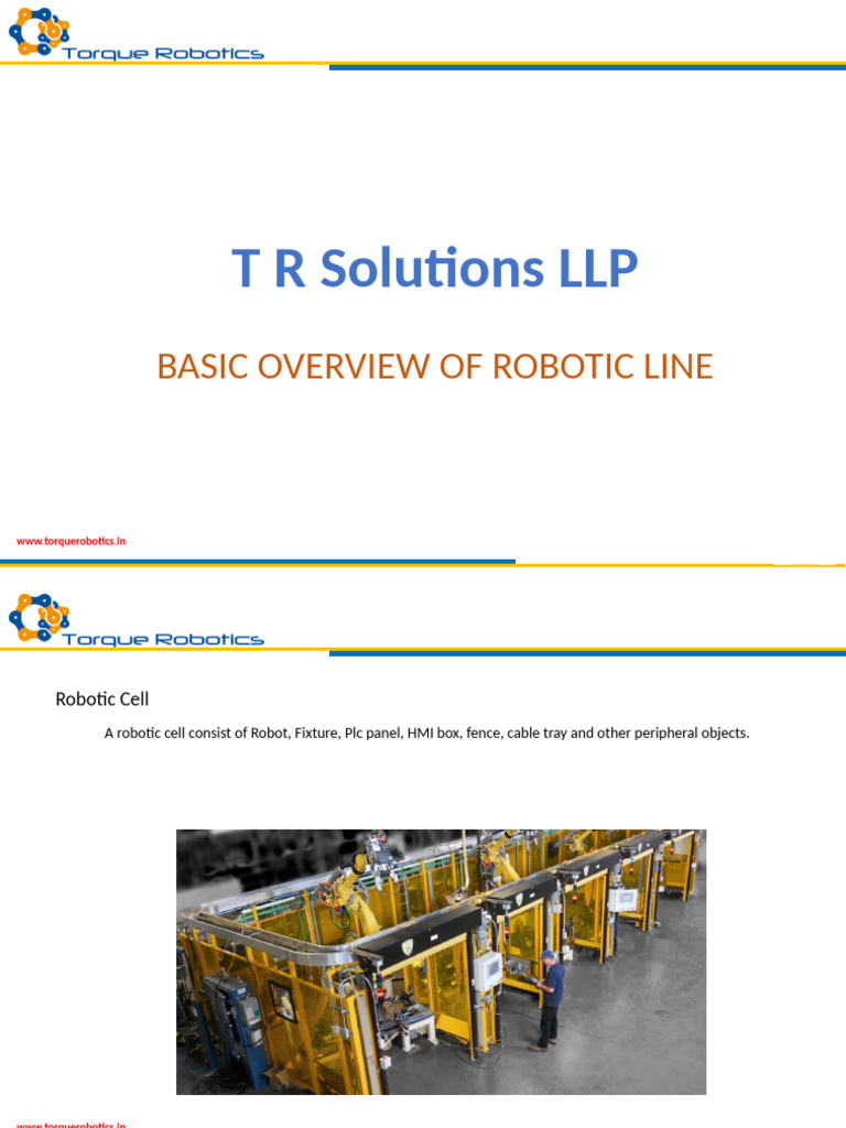 Robotic Line Overview | PDF