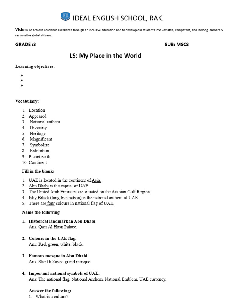 grade_3_april_notes | PDF