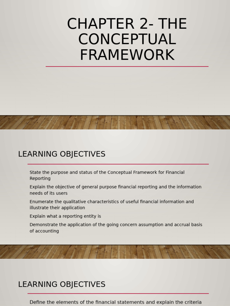 Chapter 2 The Conceptual Framework | PDF