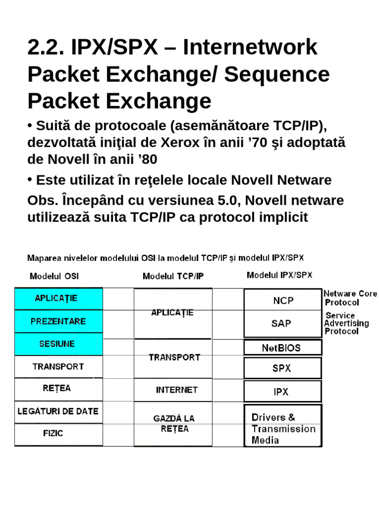 7 Protocoale de Retea Partea II A | PDF