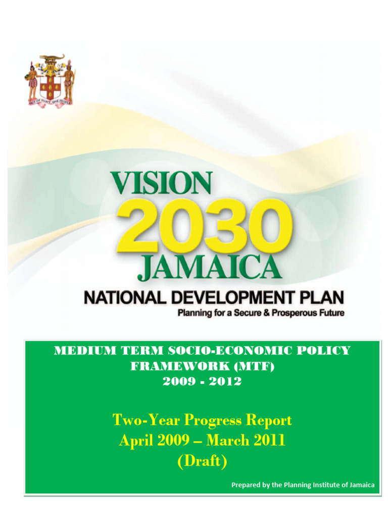 Jamaica National Development Plan 2030 (1) | PDF