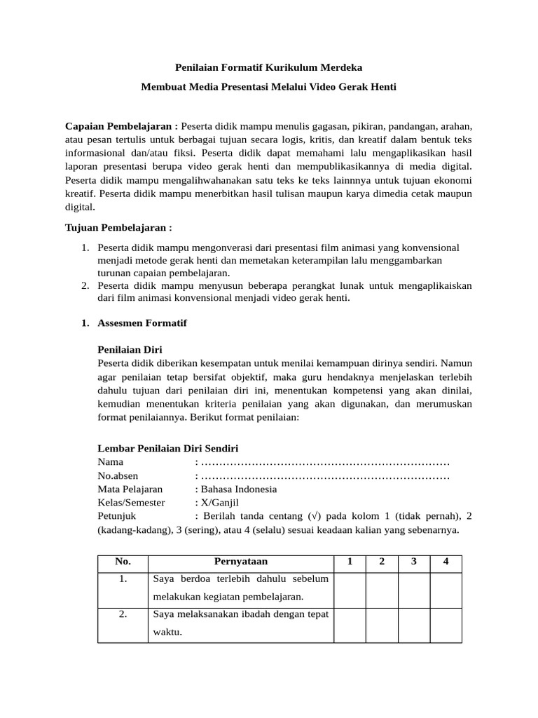 Penilaian Formatif Achmad Alfianus Silah 215200041 | PDF