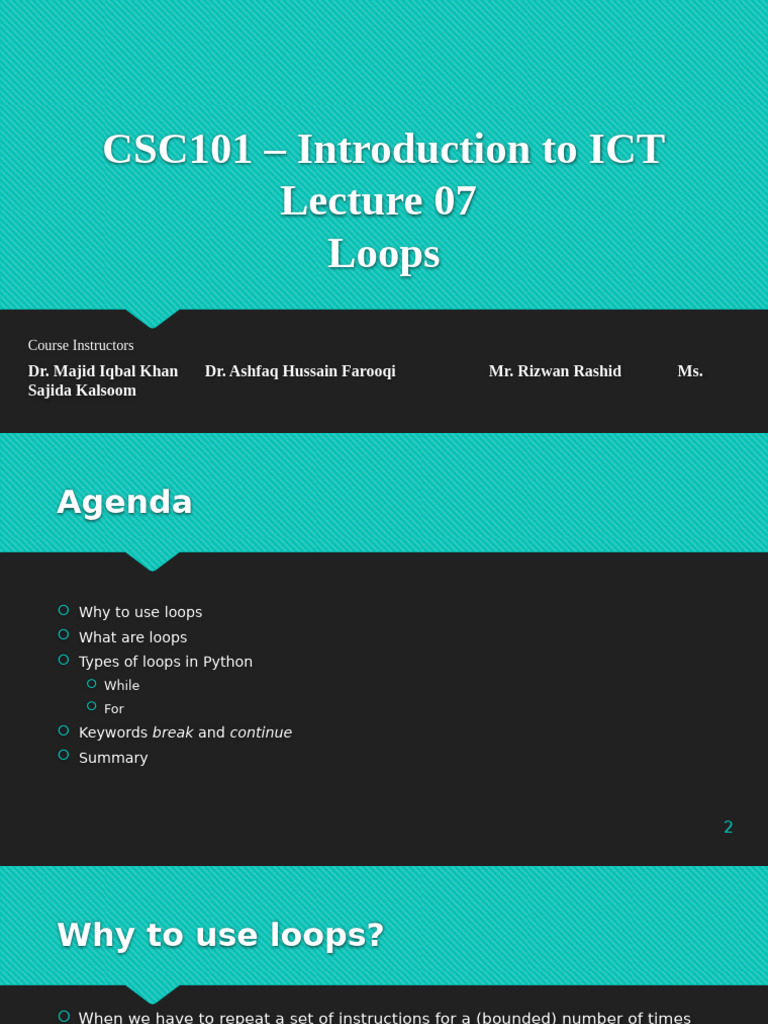 Lecture 15 Loops - 1 | PDF Lecture 15 Loops - 1 | PDF