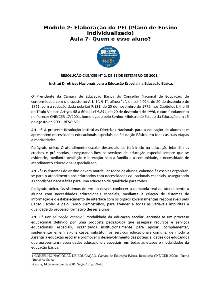 Módulo 2 - Aula 7 - Material de Apoio | PDF