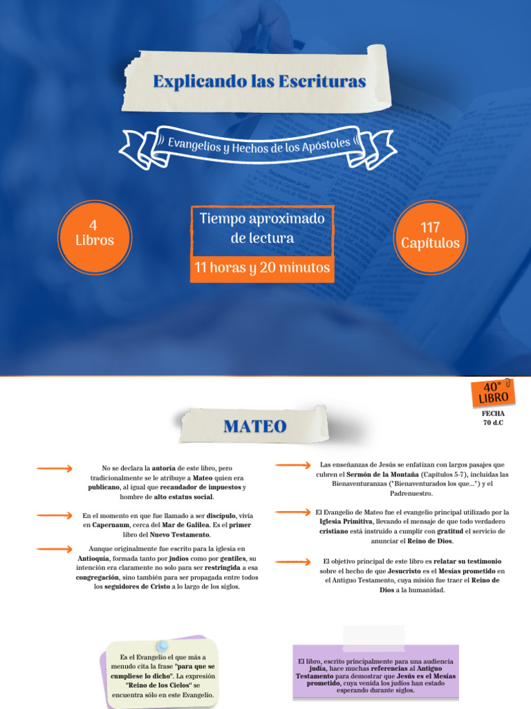 Evangelios+y+Hechos+de+Los+AP Stoles+ +Explicando+Las+Escrituras | PDF