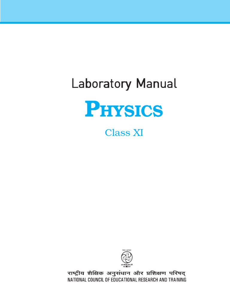 11th NCERT Physics Lab Manual FULL | PDF