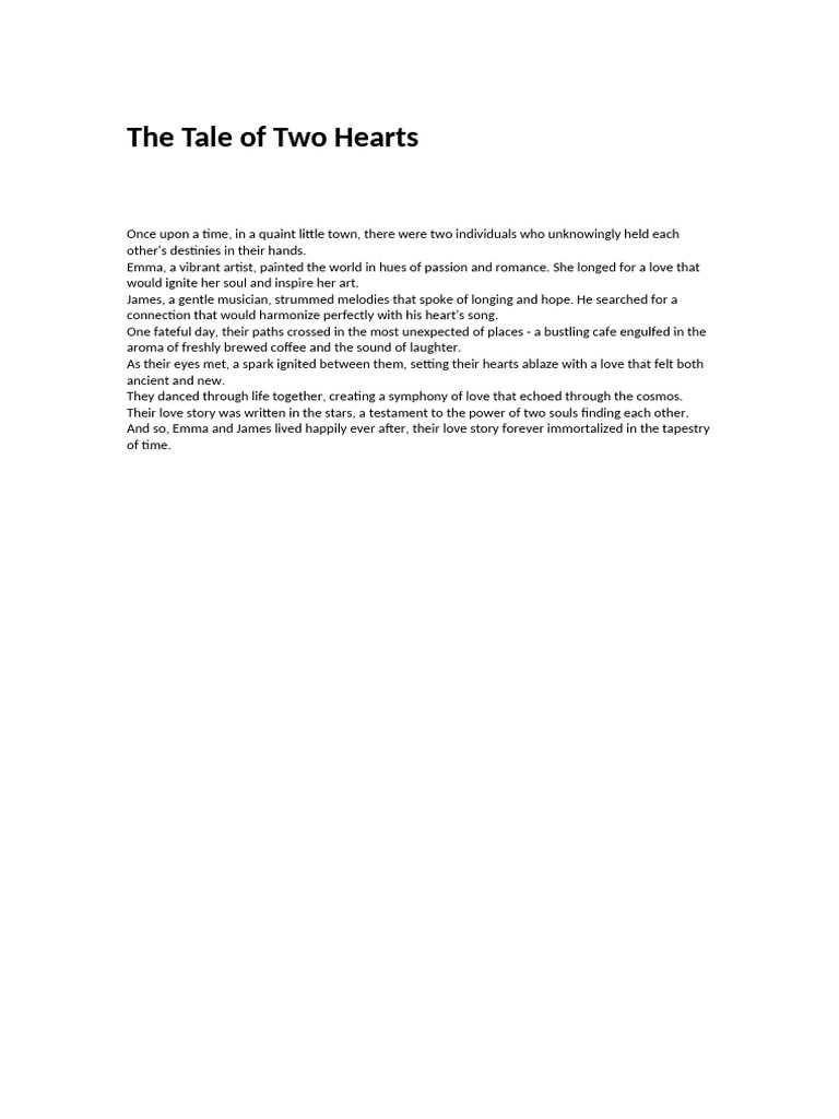 The Tale of Two Hearts | PDF