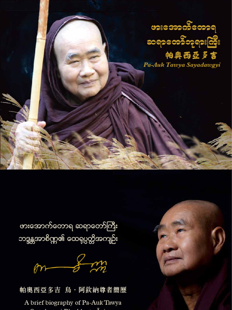 Illustrated Biography of Pa Auk Sayadawgyi | PDF