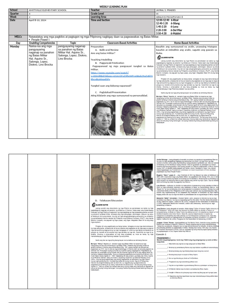 WLP-Q4 Week 2-Ap 6 | PDF