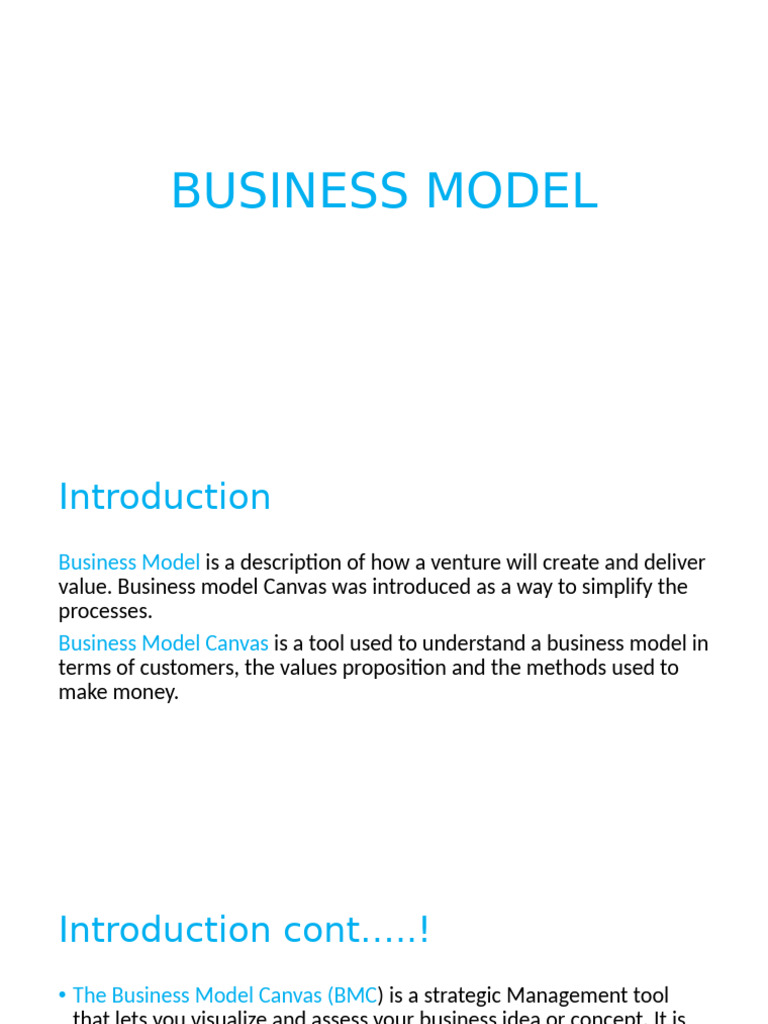 Business Model | PDF
