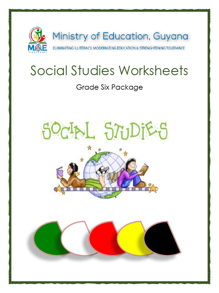 Social Studies Worksheets - Grade Six Study Package | PDF