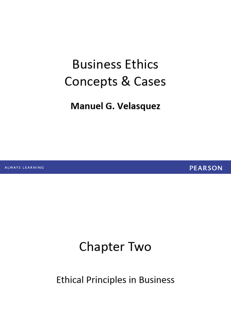 Business Ethics Concepts and Cases | PDF