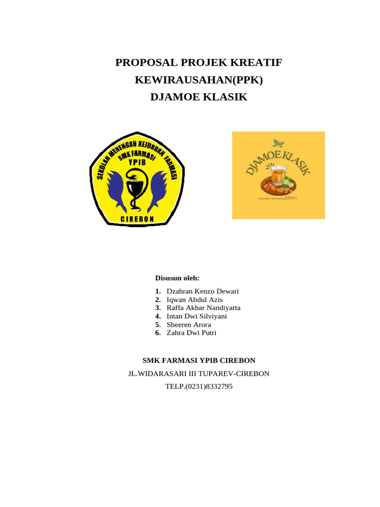 Proposal PPK Kel 6 | PDF