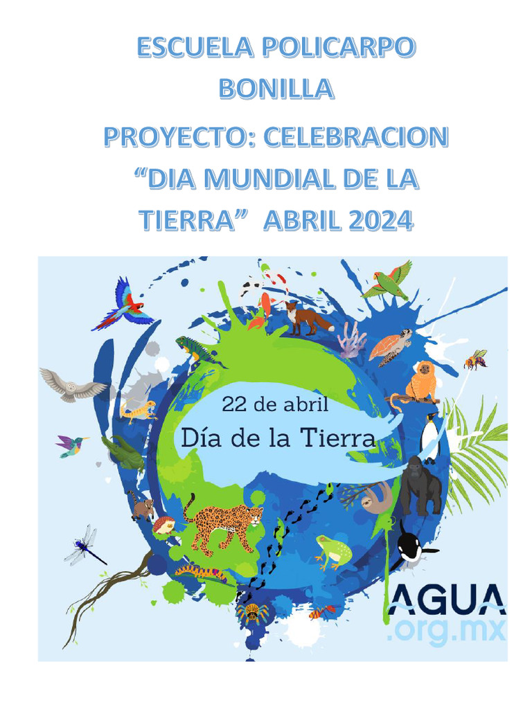 Proyecto Dia de La Tierra 2024. | PDF | Tecnología