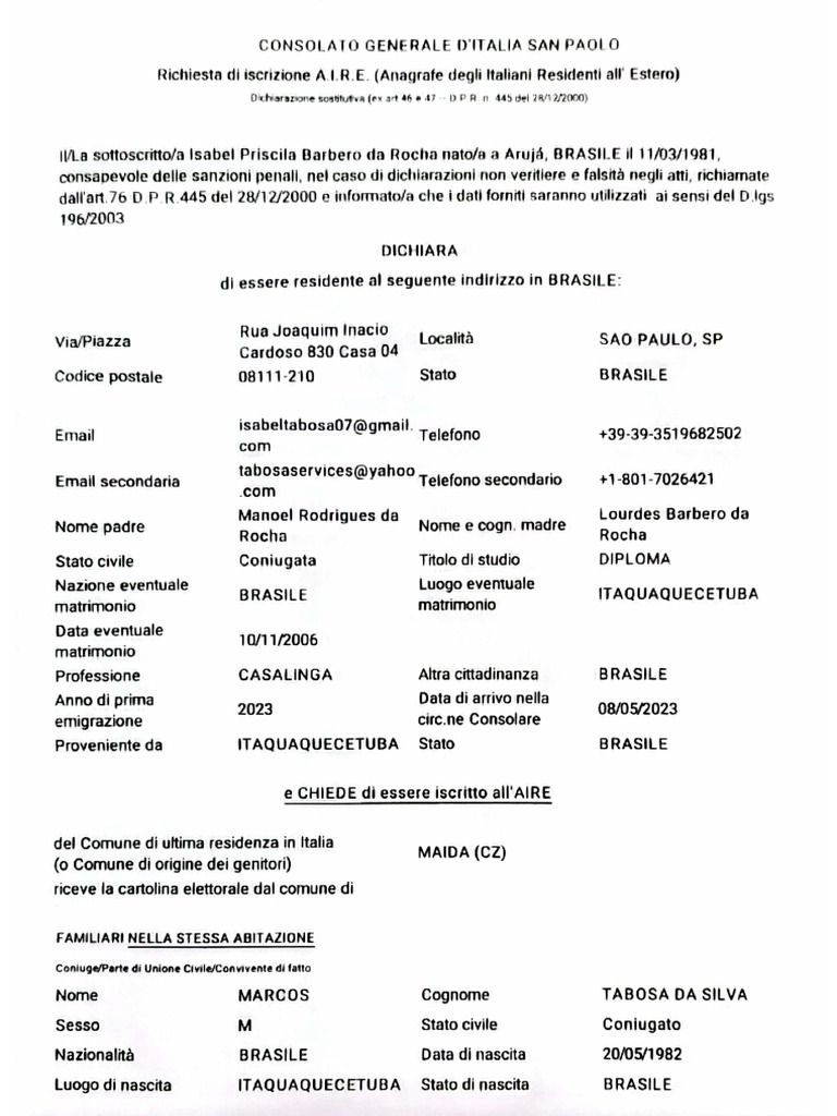 Aire Form Signed | PDF