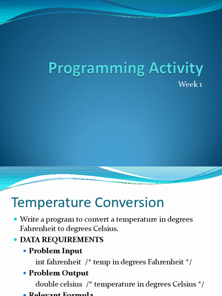 101programming Activity 1 | PDF