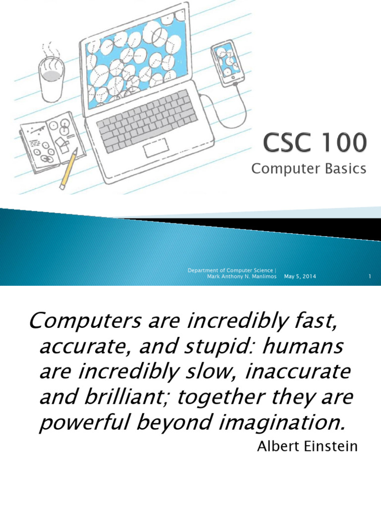 100L0b - Computer Basics | PDF