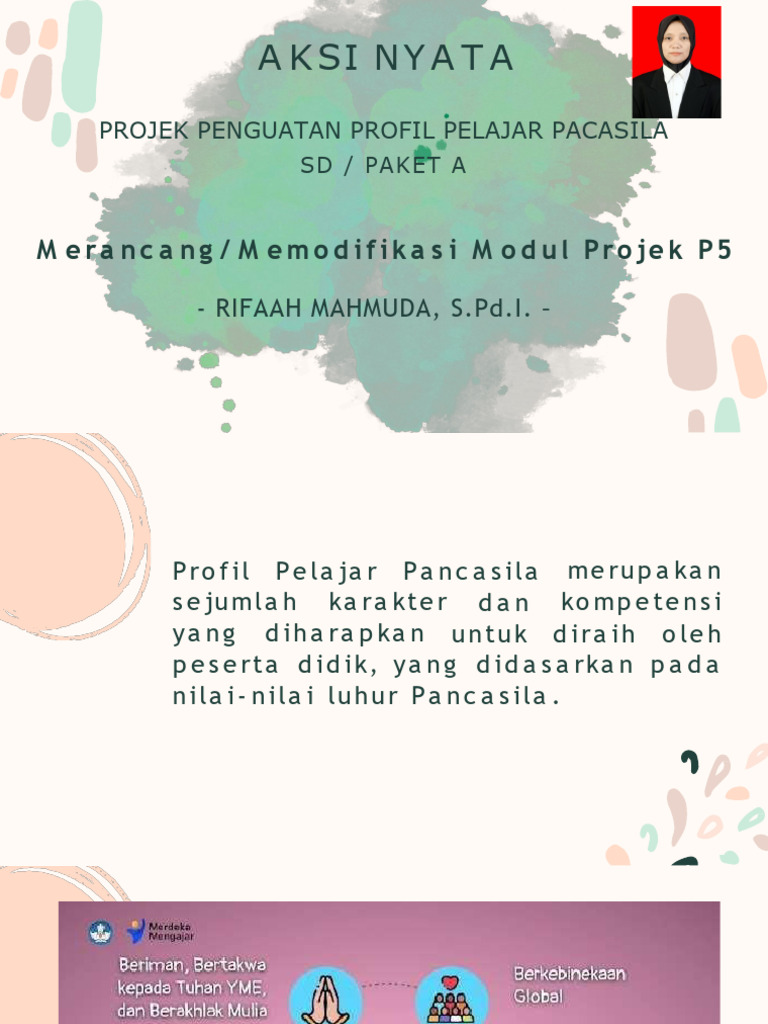 Aksi Nyata - P5 SD Paket A - Rifaah Mahmuda | PDF