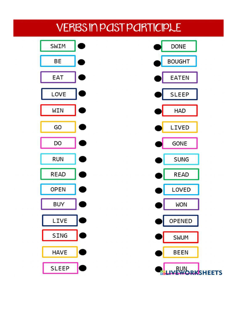 PP Matching worksheet | PDF